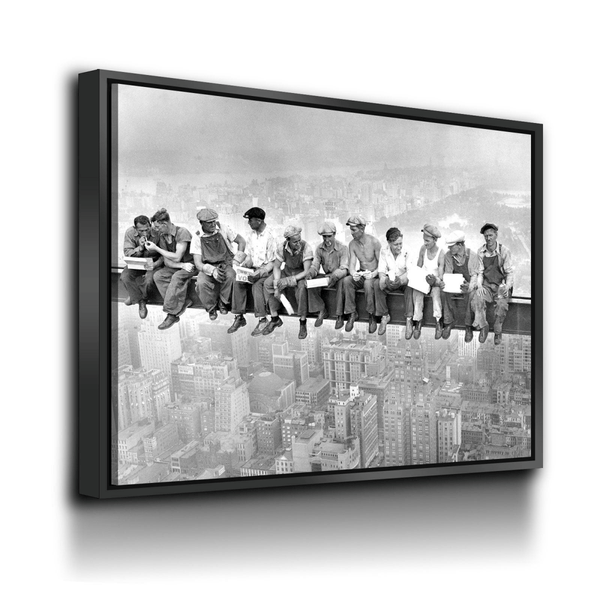 lunch-atop-skyscraper-steelworkers-classic-black-white-canvas-wall-art ...