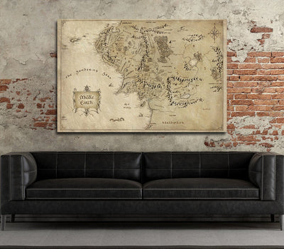 Middle Earth Canvas Wall Art