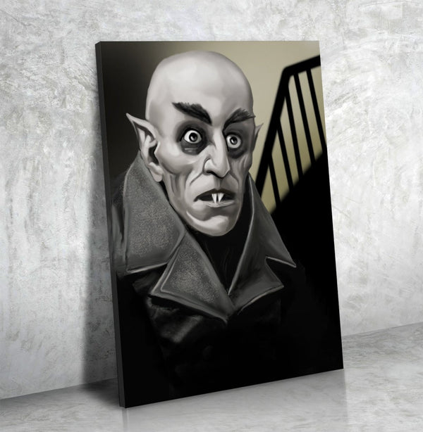 nosferatu-count-orlok-classic-vampire-framed-canvas-wall-art-599779 ...